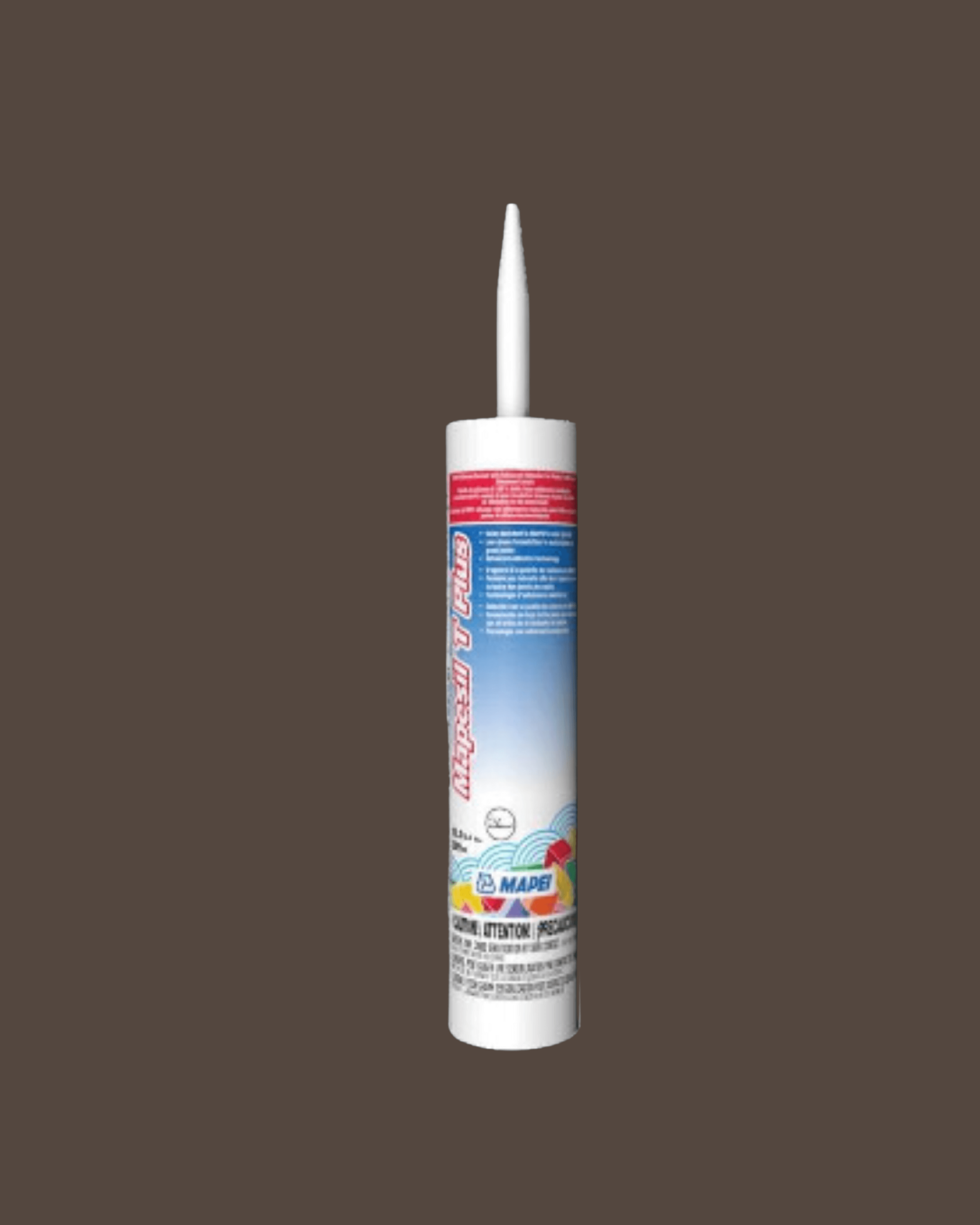 Mapei Mapesil T Plus Scellant silicone - #07 Chocoloat - 299 ml ...