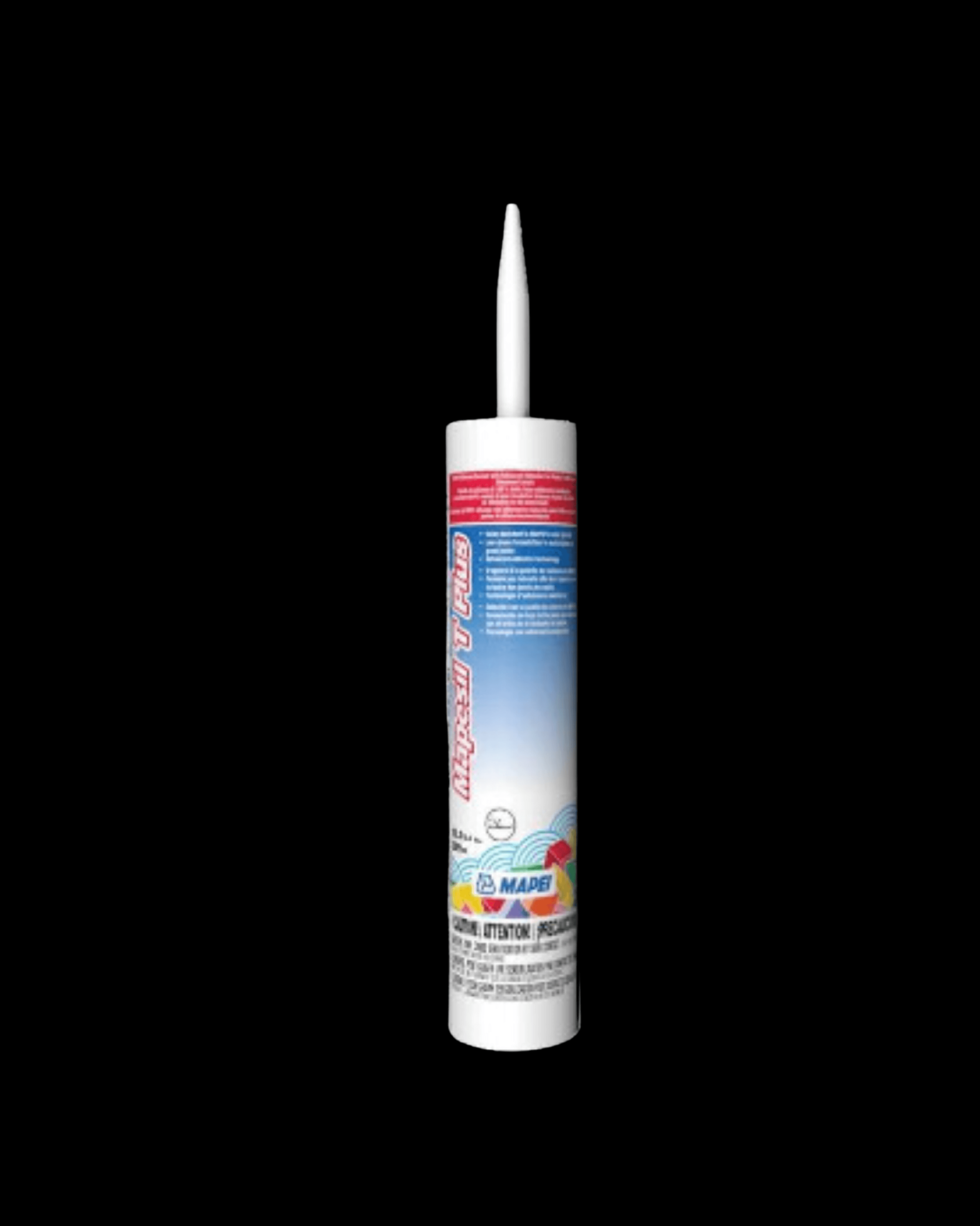 Mapei Mapesil T Plus Scellant silicone - #118 Noir de Jais - 299 ml ...